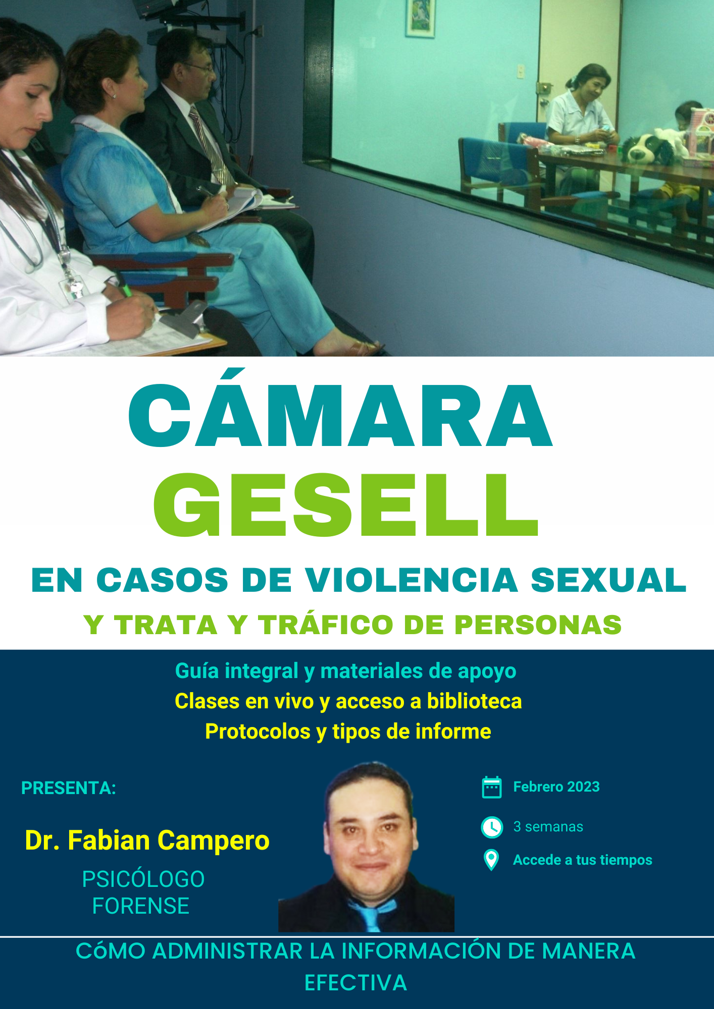 Cámara Gesell protocolos – Academia Forense